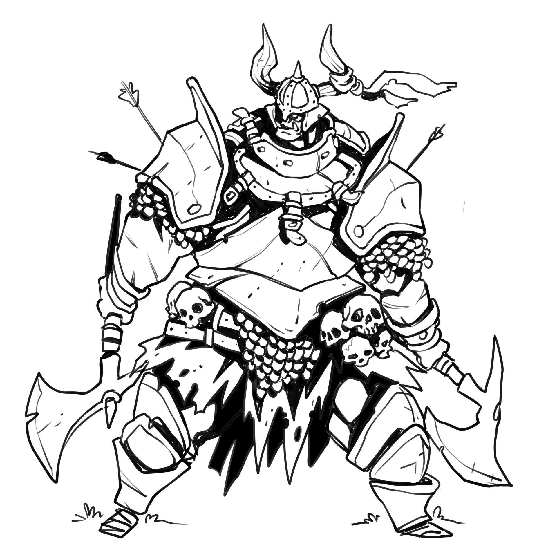 Bone Dust - Ogre Champion