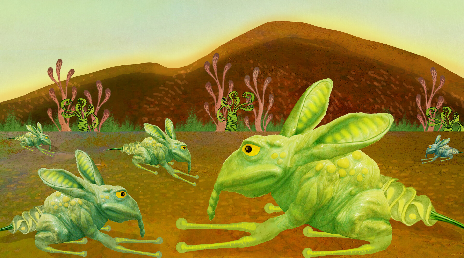 ArtStation - jeepers creepers it's a bunch of leapers