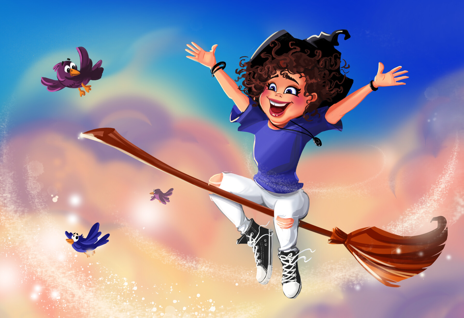 ArtStation - Witch flight