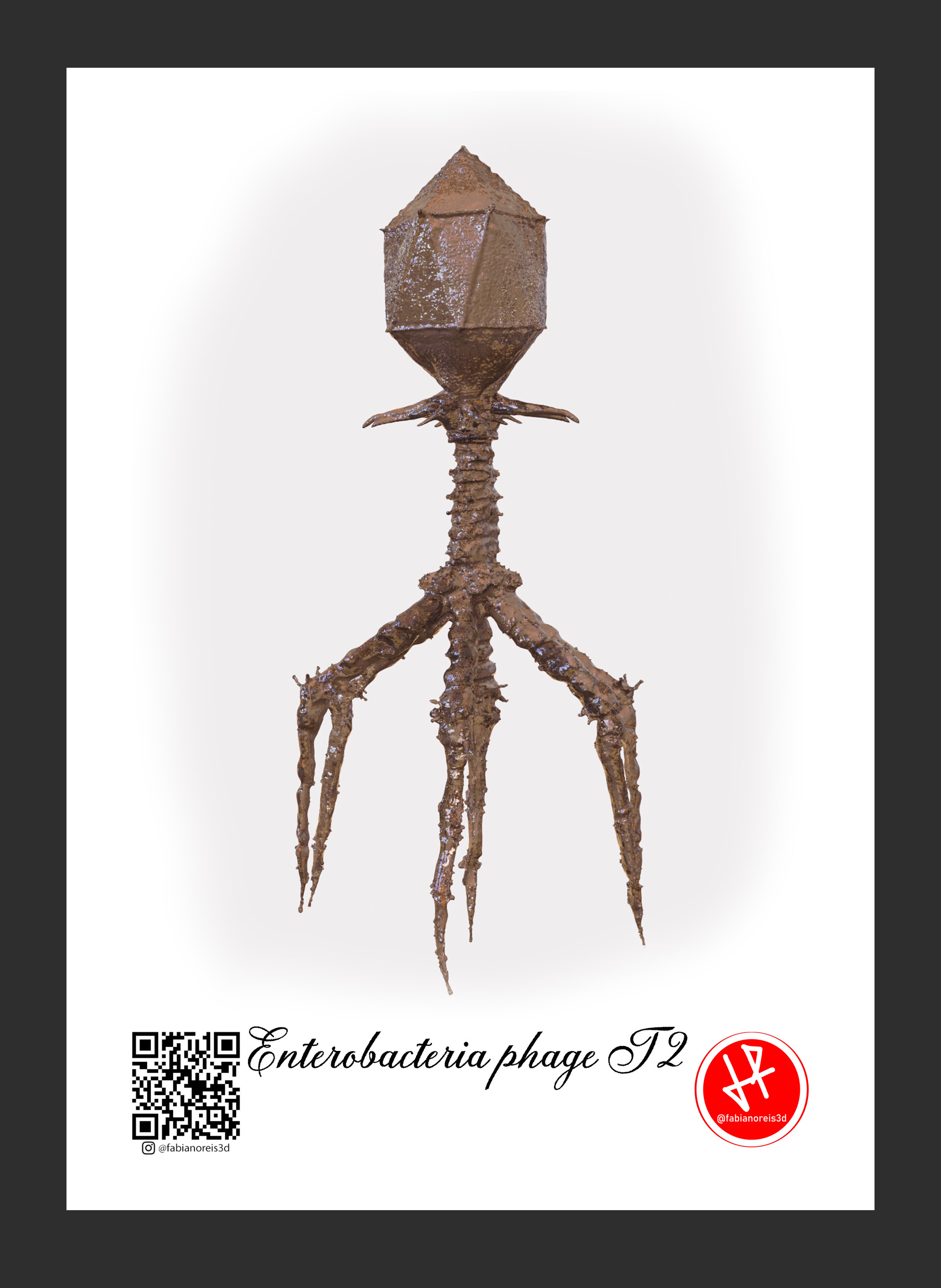 ArtStation - Enterobacteria phage T2