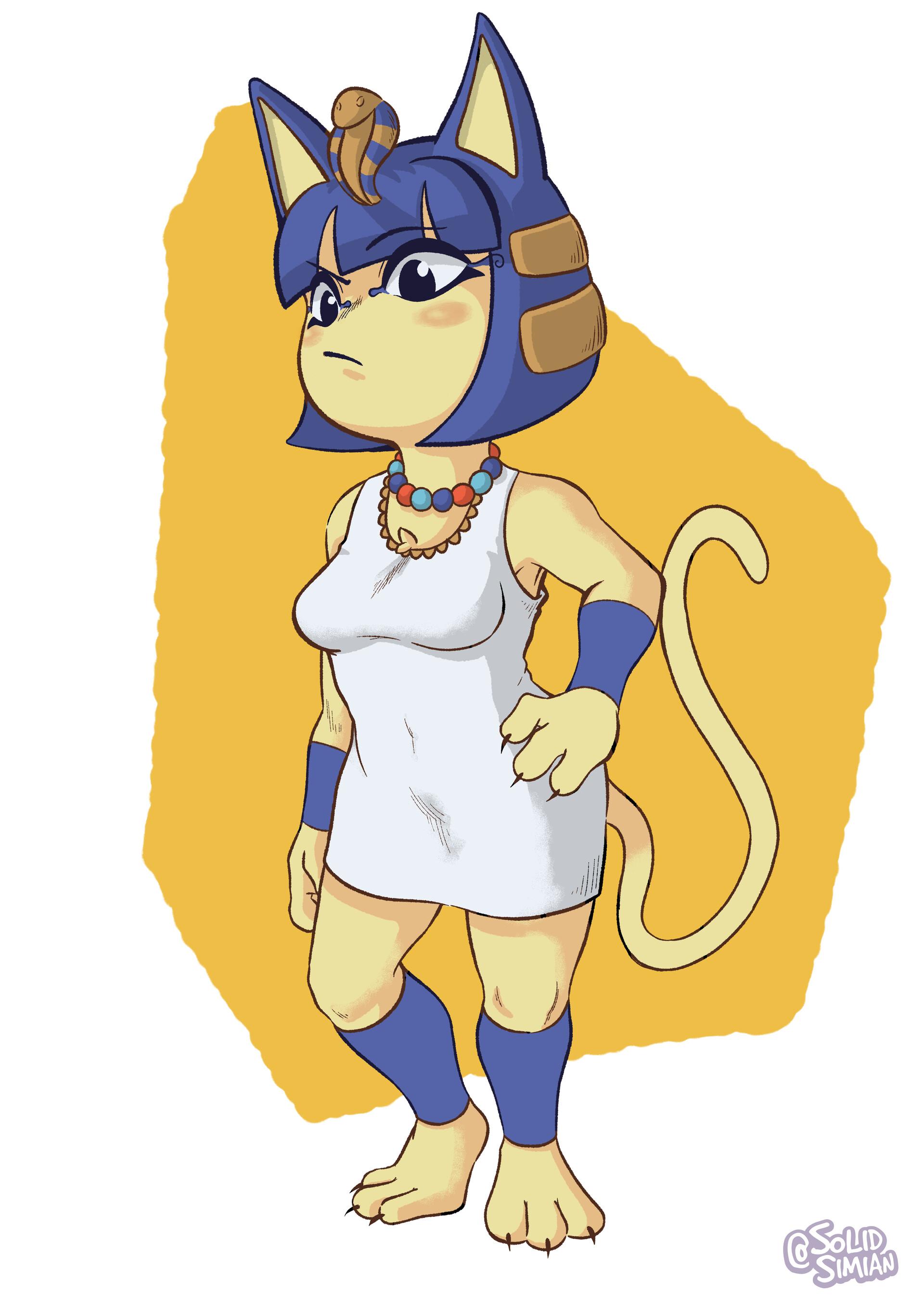 ArtStation - Ankha | Animal Crossing