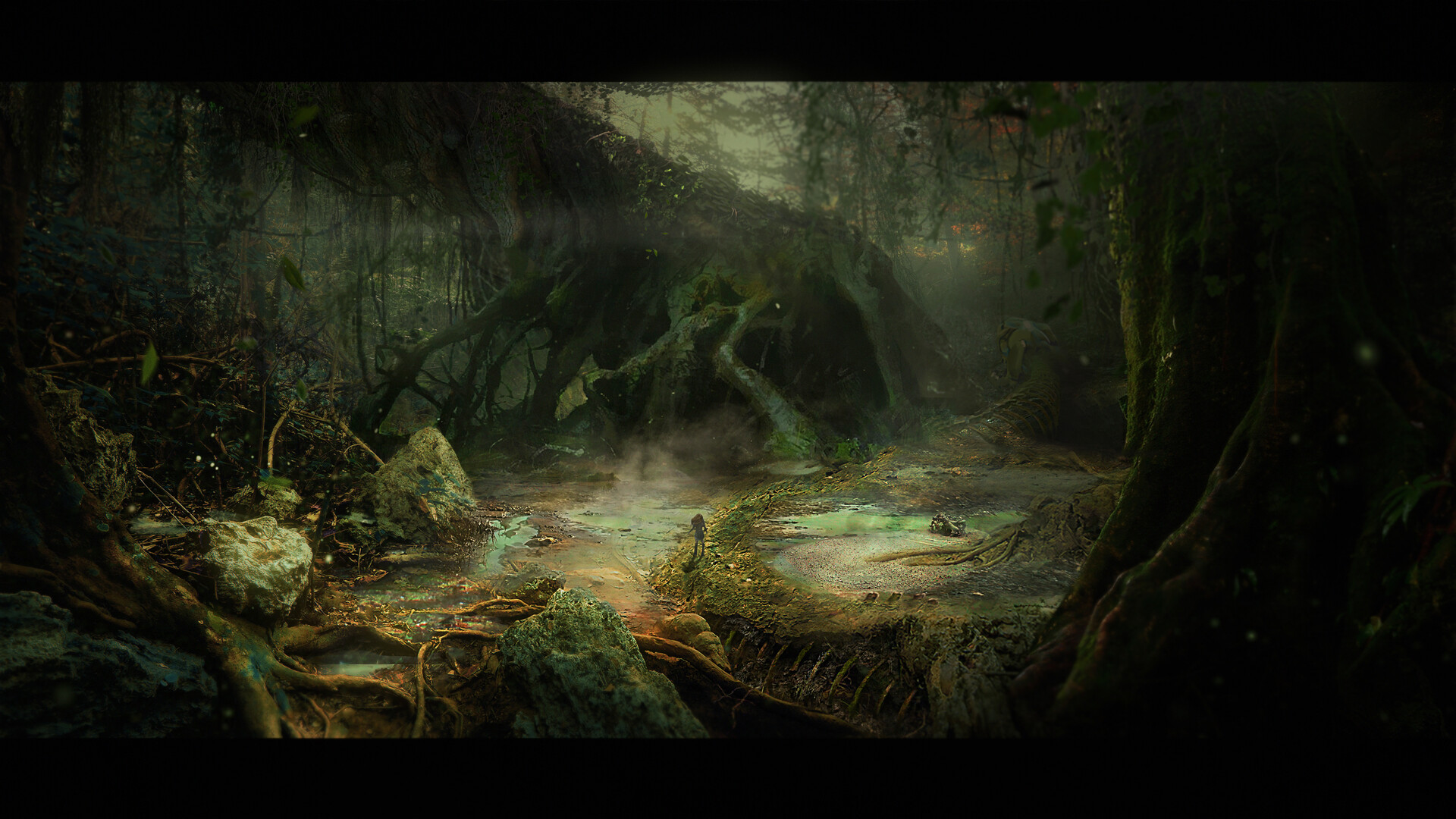 ArtStation - Dark forest concept