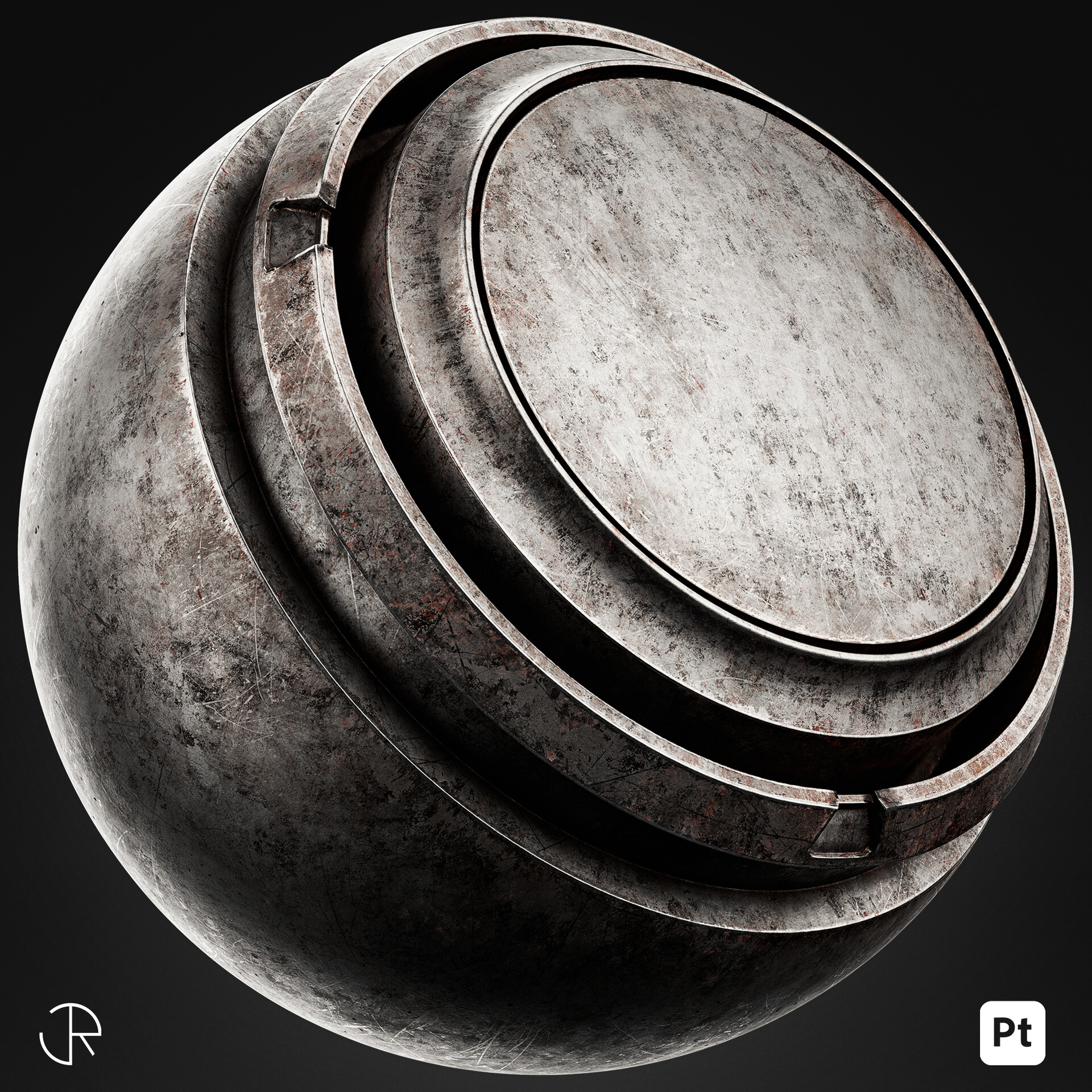 Javad Rajabzade - Tarnished Steel Material Substance 3d Painter