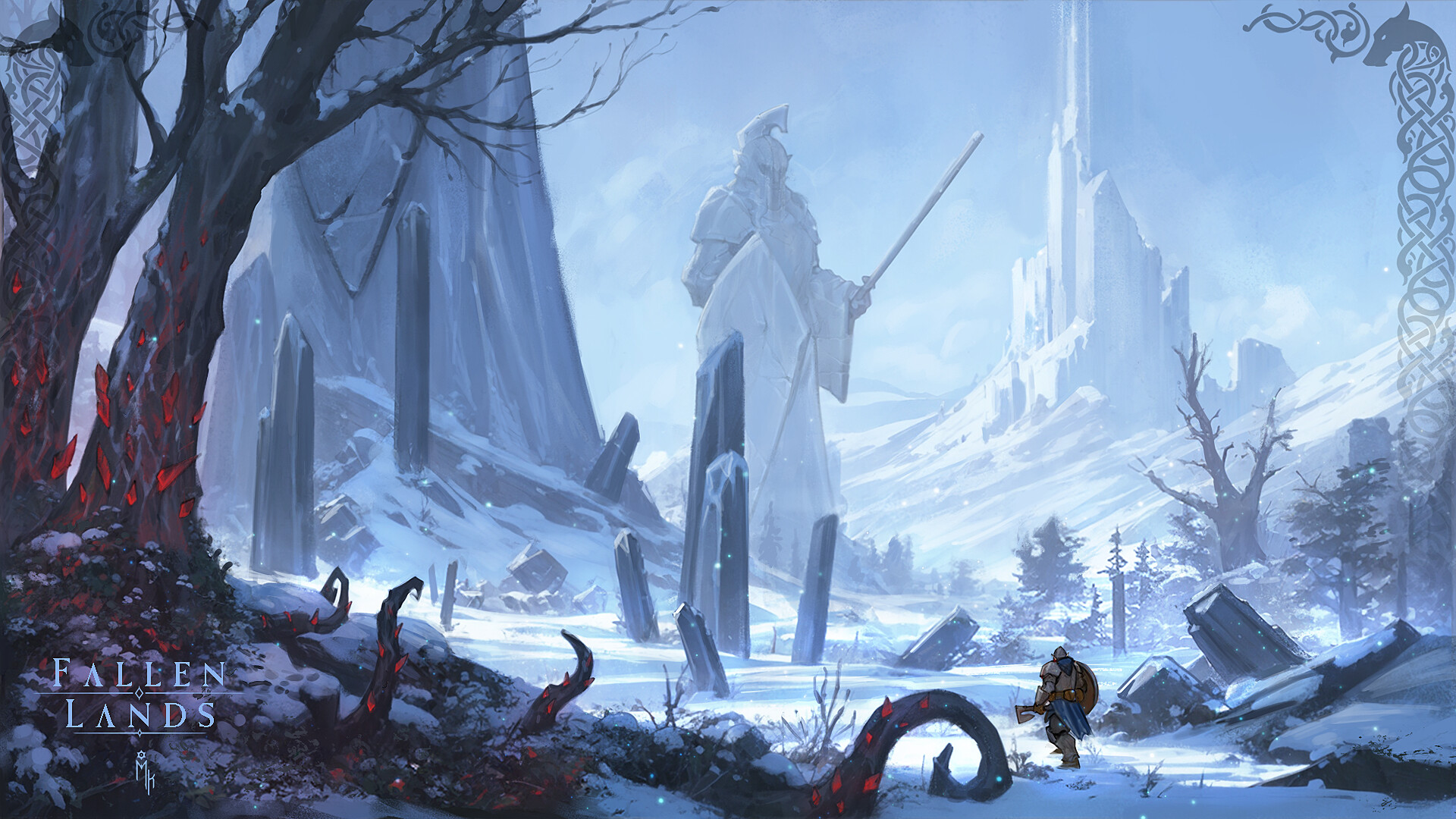 Elven ruins, Maks Kisele : r/ImaginaryWinterscapes