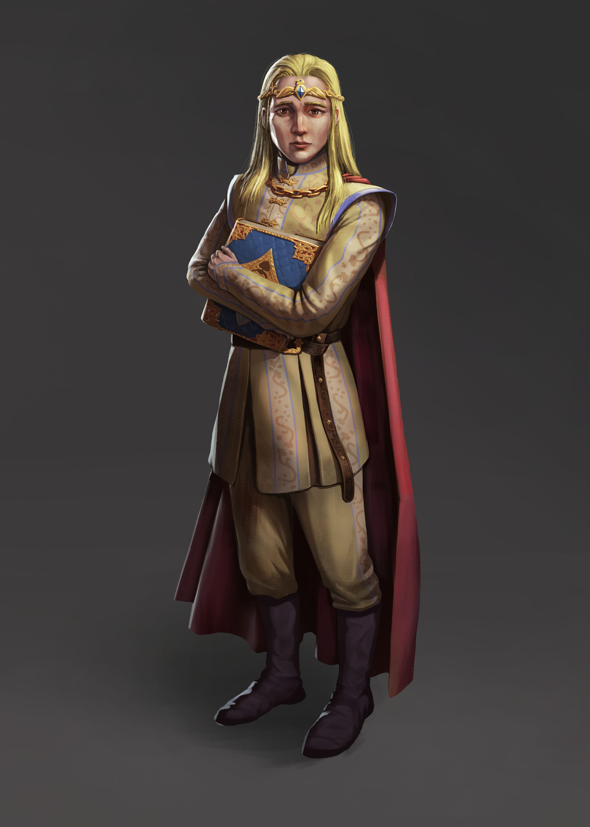 ArtStation - Young emperor Flavius Augustus
