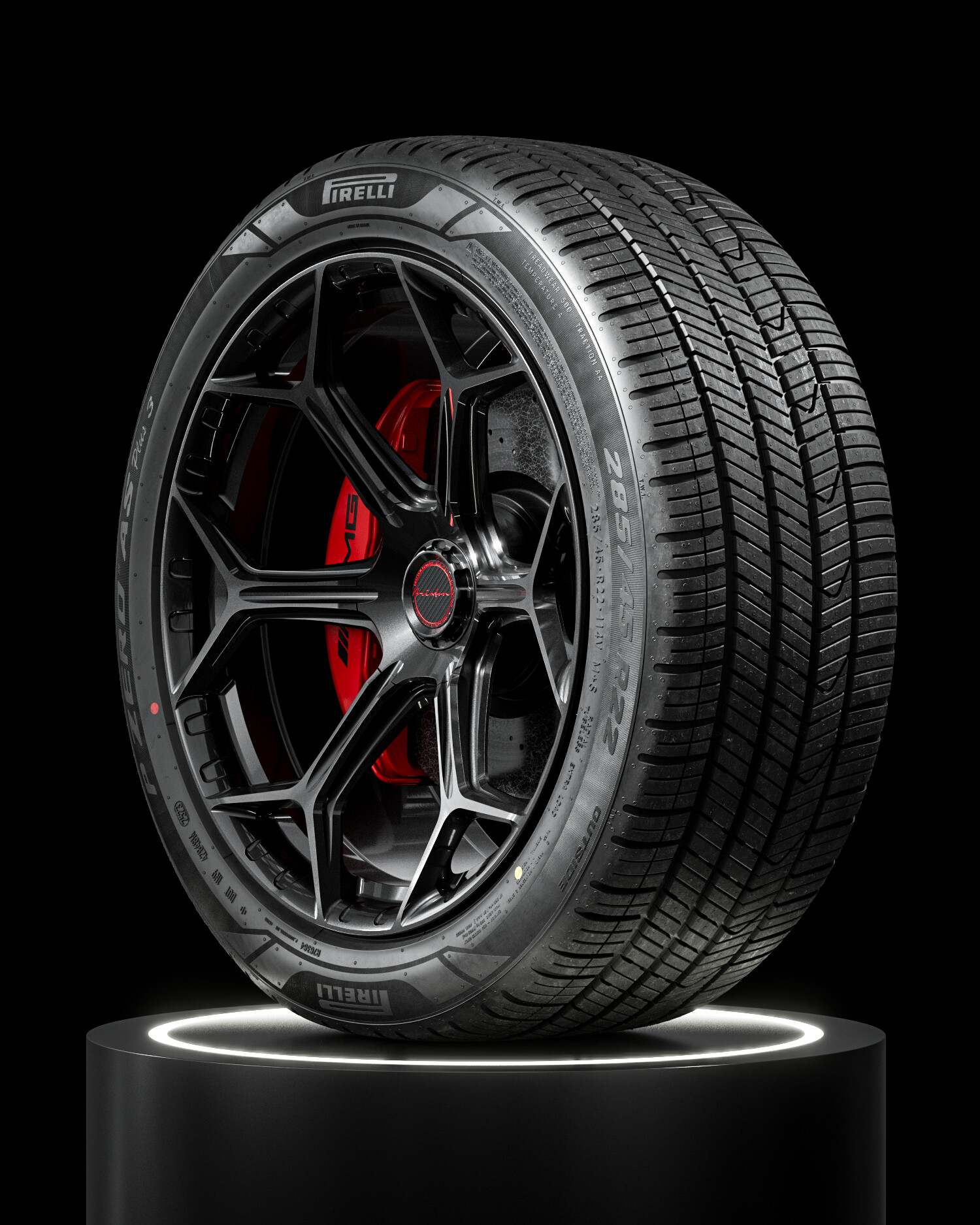 ArtStation - Pirelli P ZERO™ AS Plus 3 • 285/45 R22 • 500/AA/A (114V) M ...
