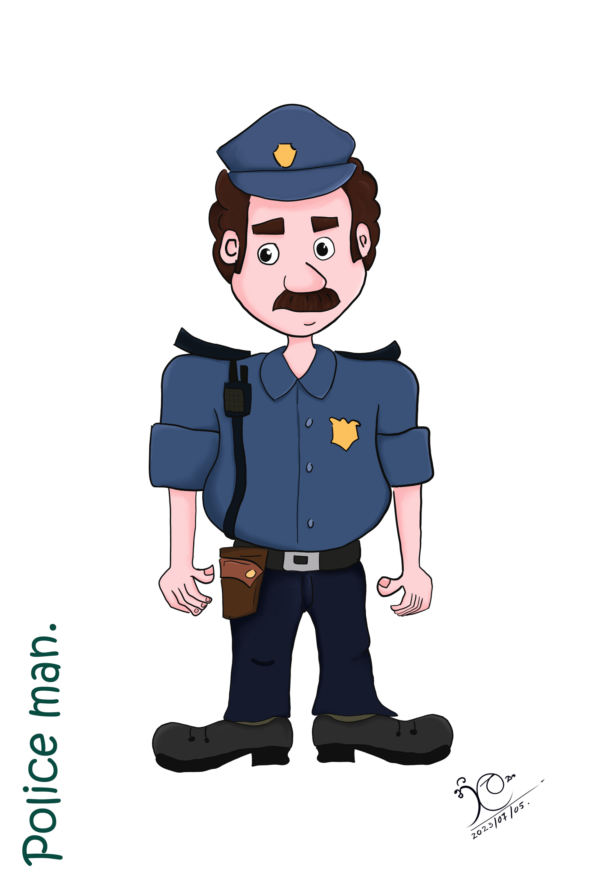 ArtStation - Police man