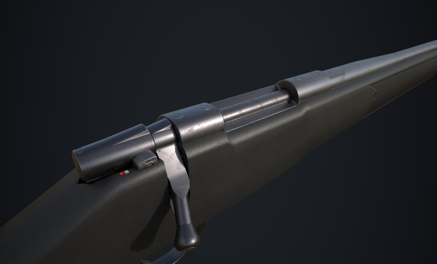ArtStation - Bolt Action Rifle Model