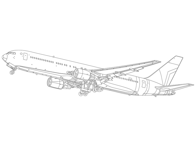 ArtStation - Aircraft Vector Drawing