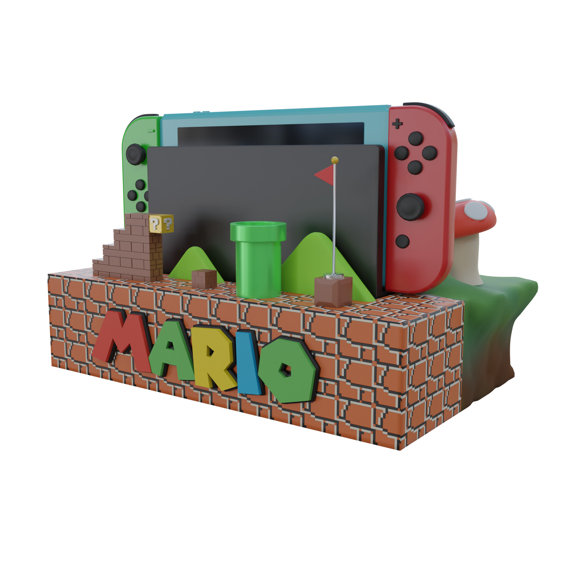 ArtStation - Super Mario Bros Nintendo Switch Dock