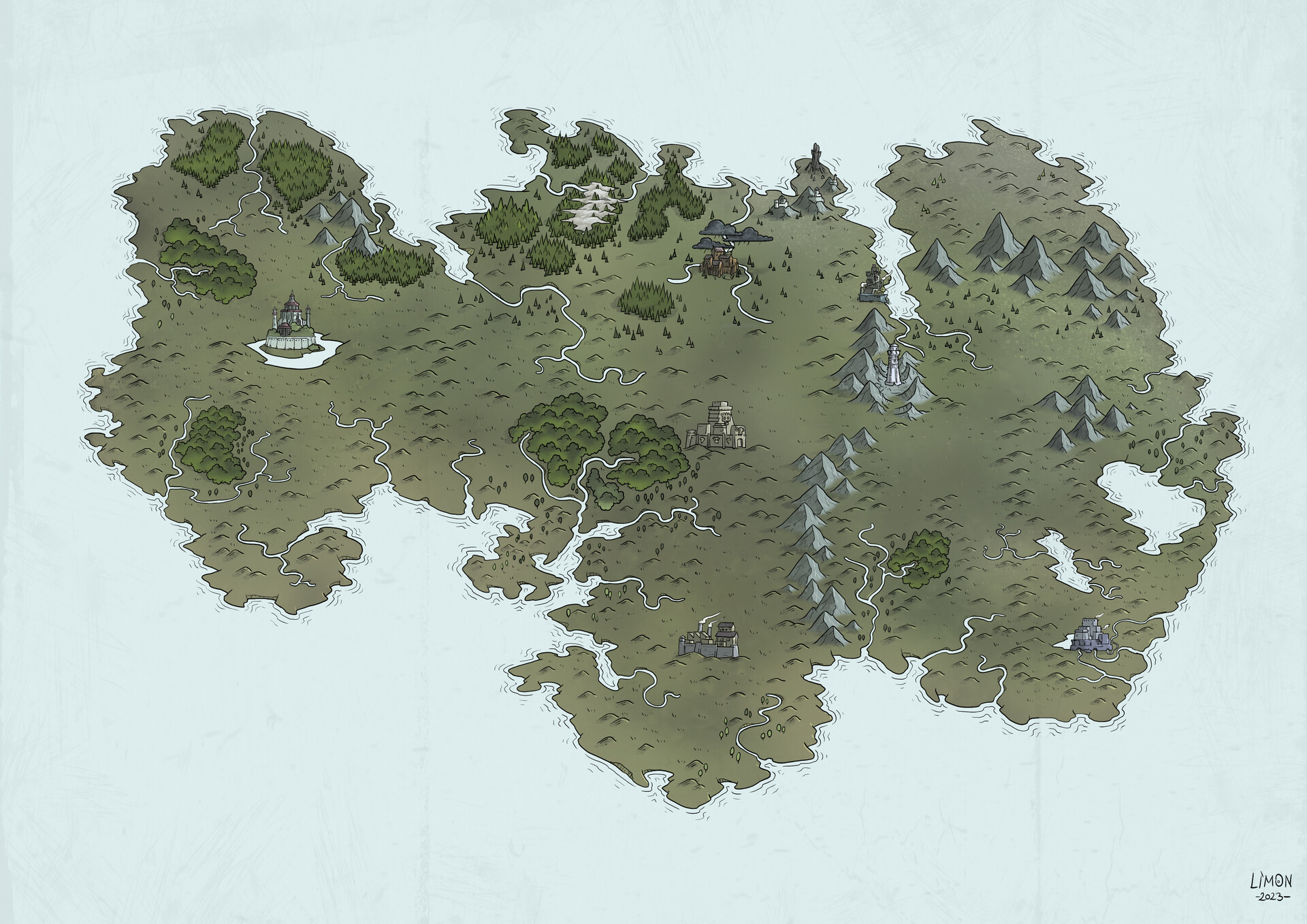 ArtStation - Central Continent