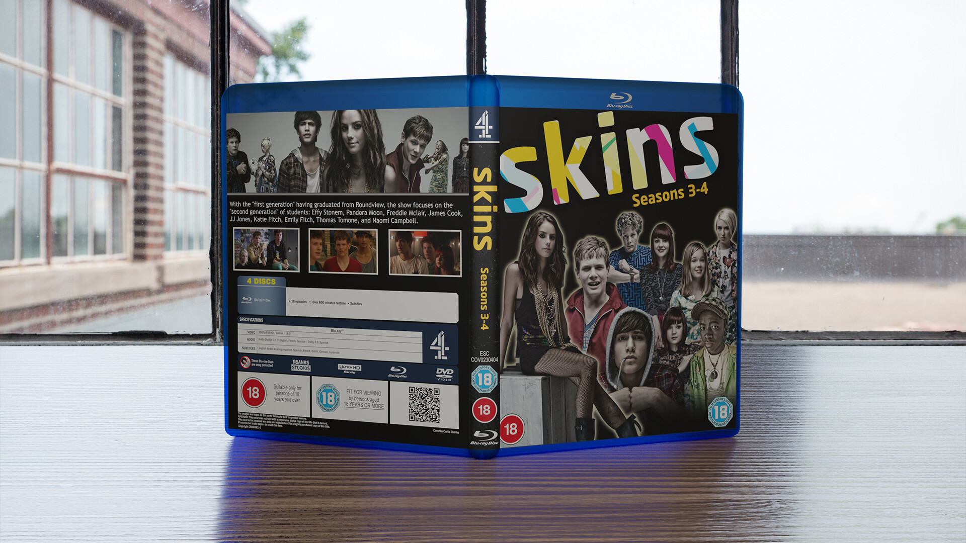 ArtStation - Skins Seasons 3-4 Custom Blu-ray Cover