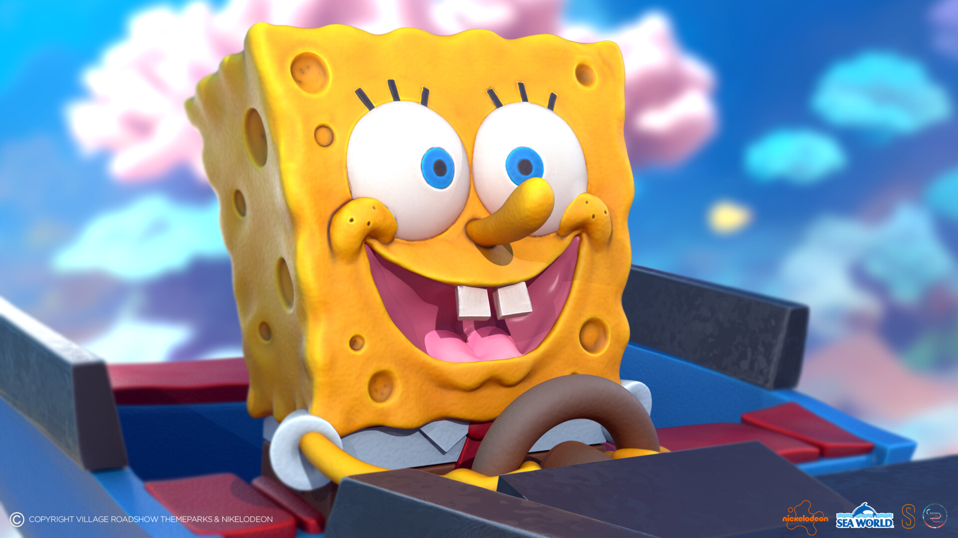 ArtStation - Spongebob - Seaworld Sculpture