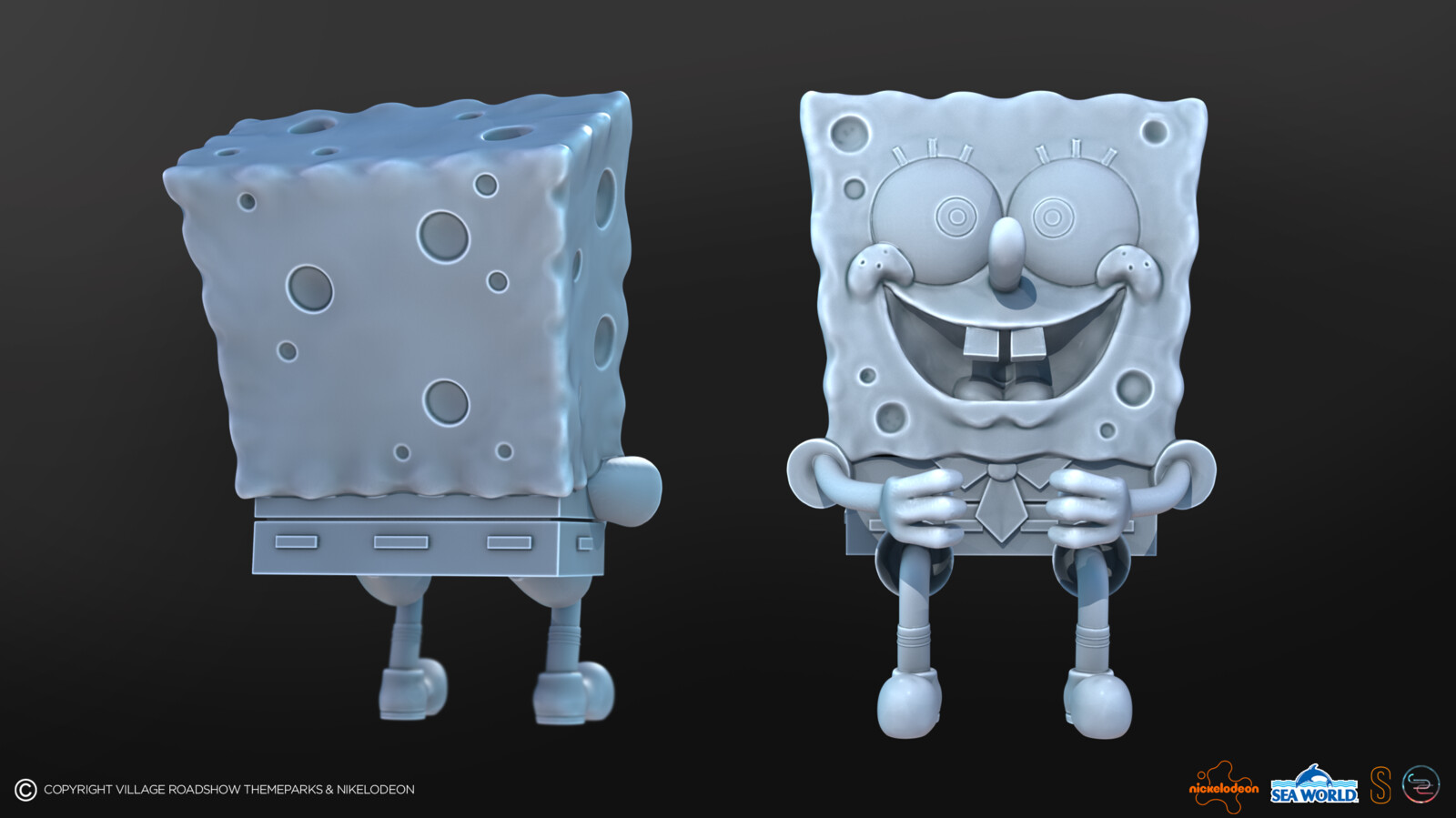 Bradley Atkinson - Spongebob - Seaworld Sculpture