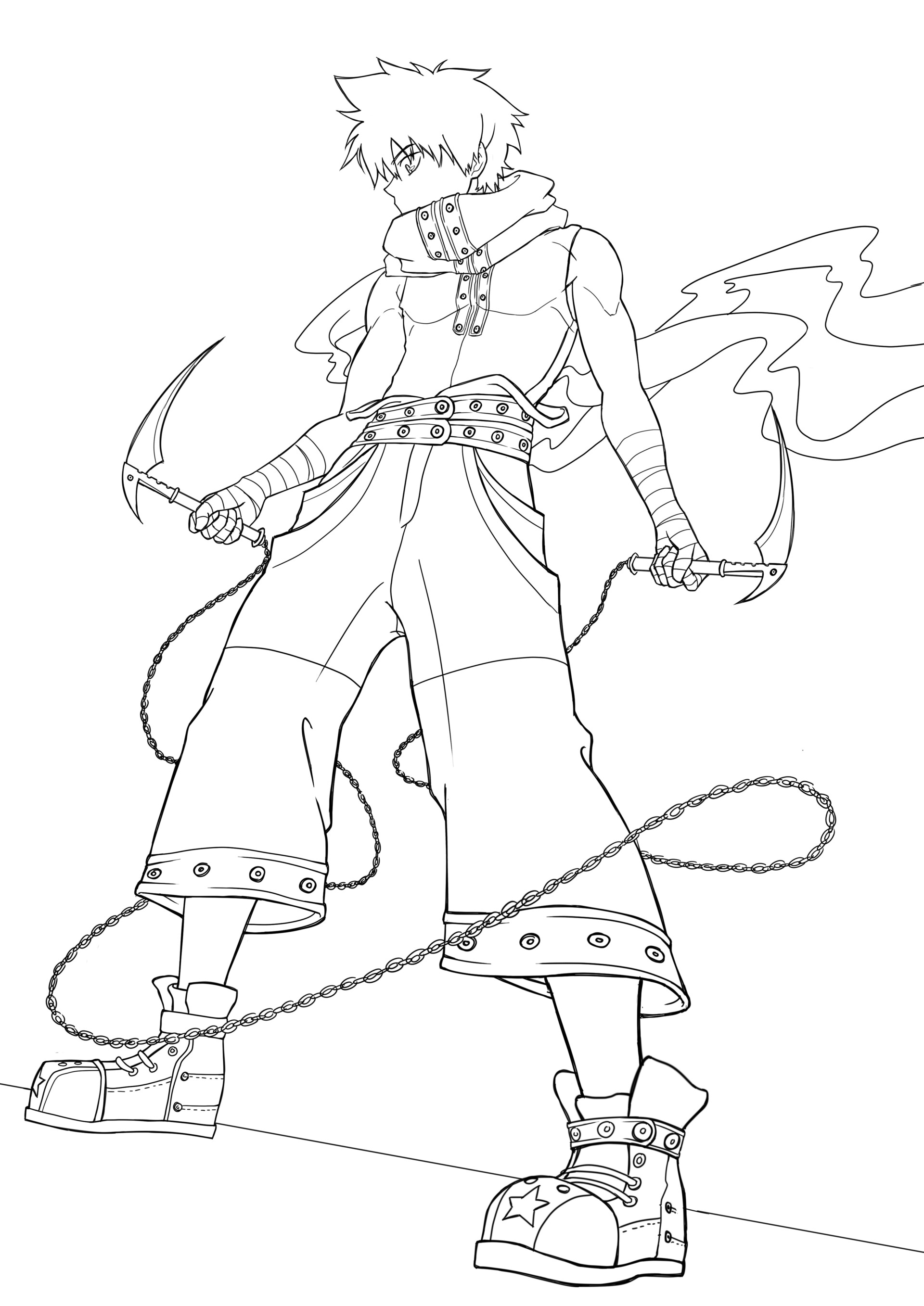 soul eater coloring book