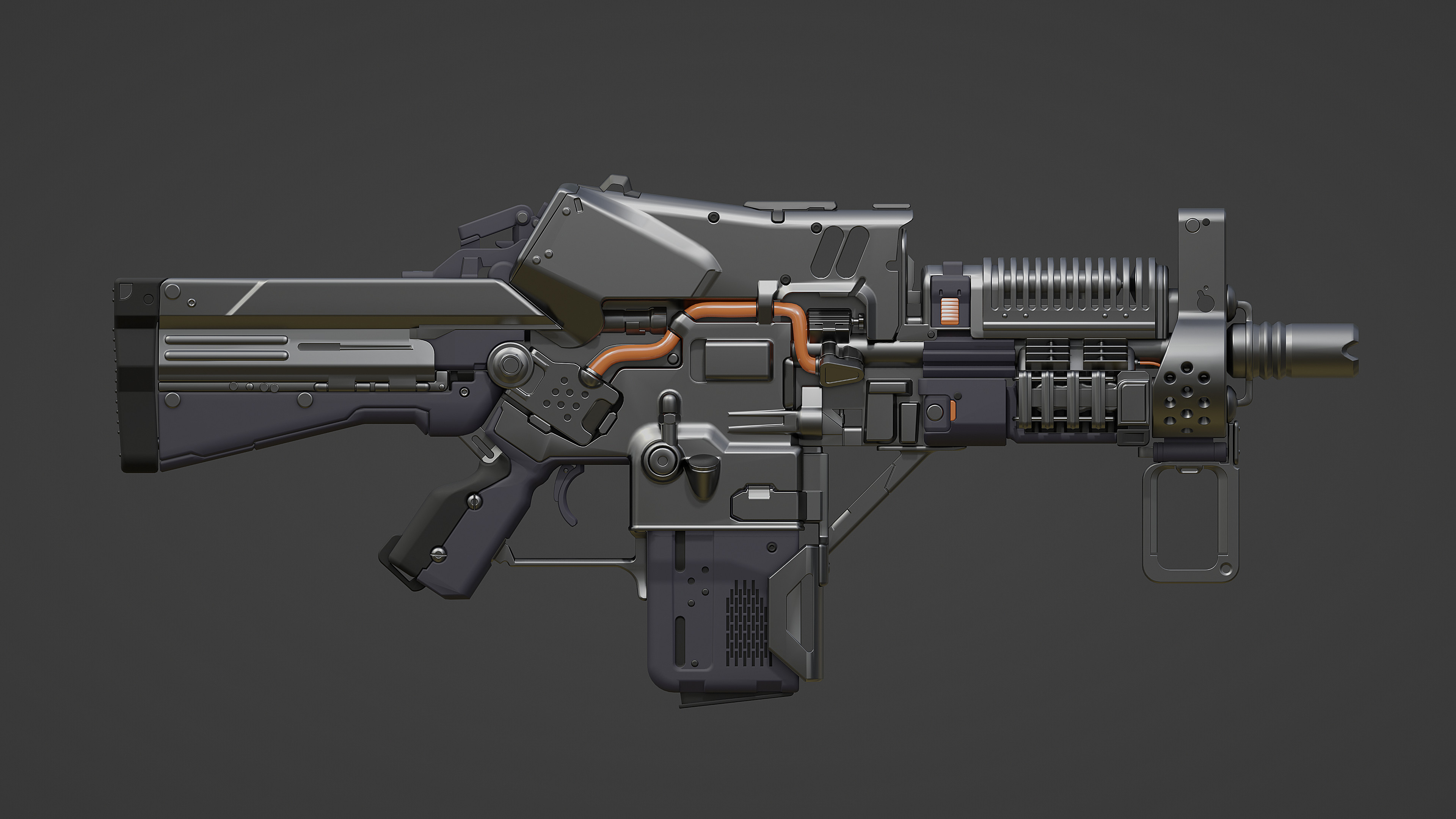 Nick Quackenbush - Stylized Gun - Concept by Vadim Sverdlov