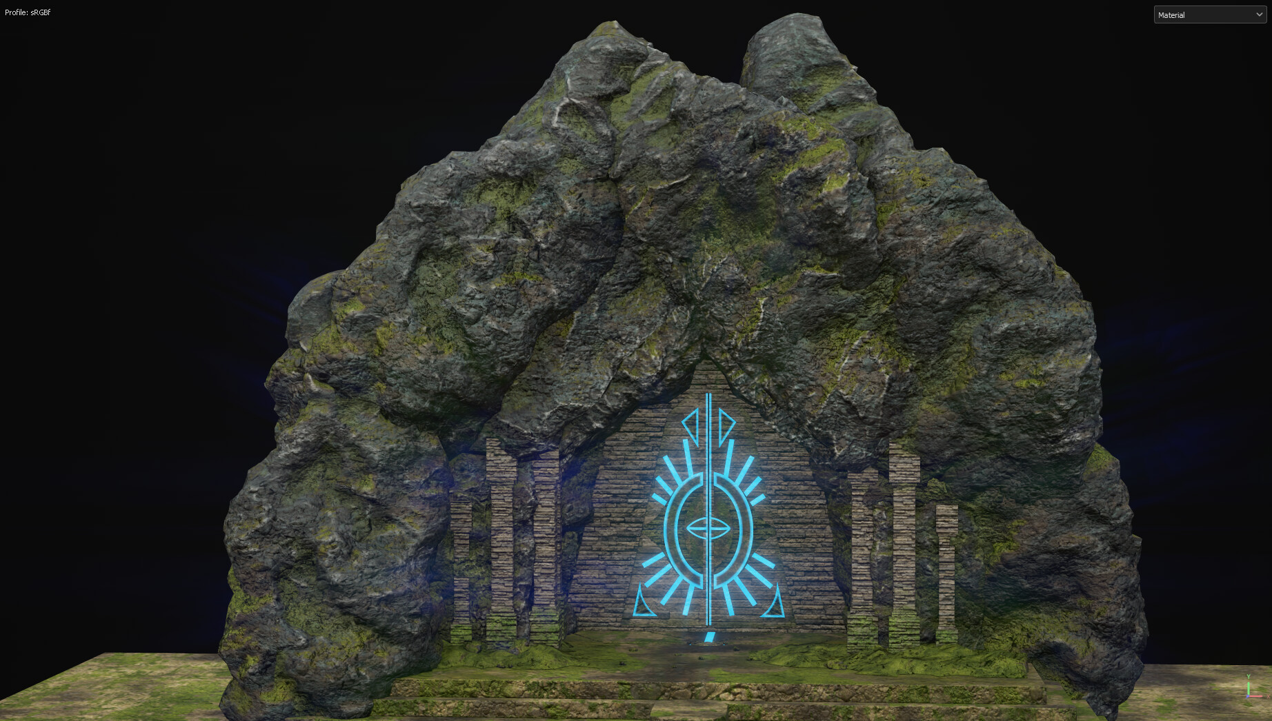 ArtStation - Rock Entrance Way