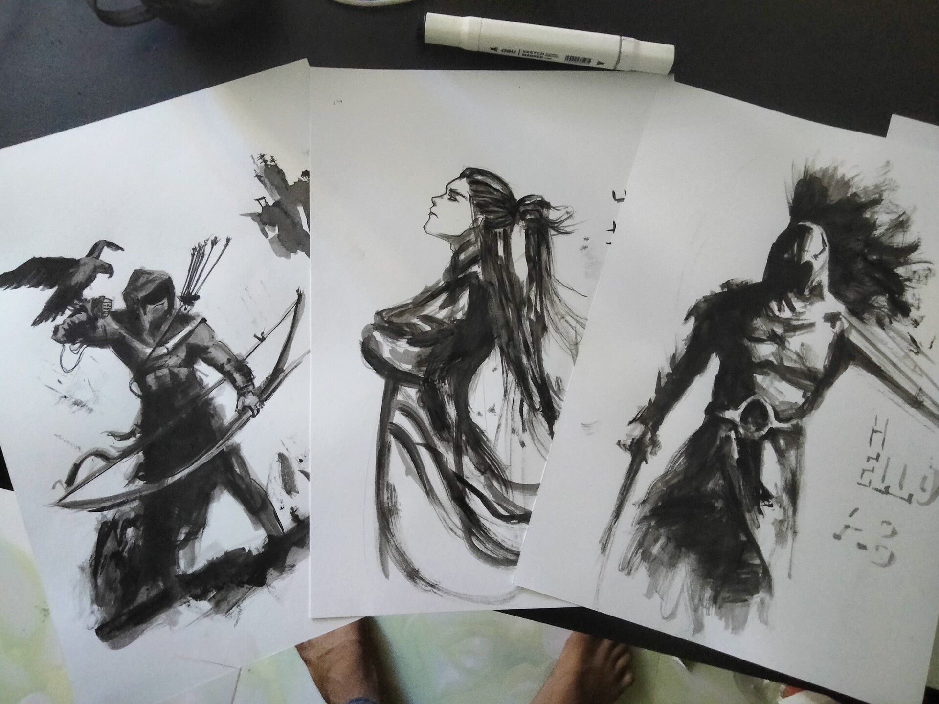 ArtStation - Try with ink.