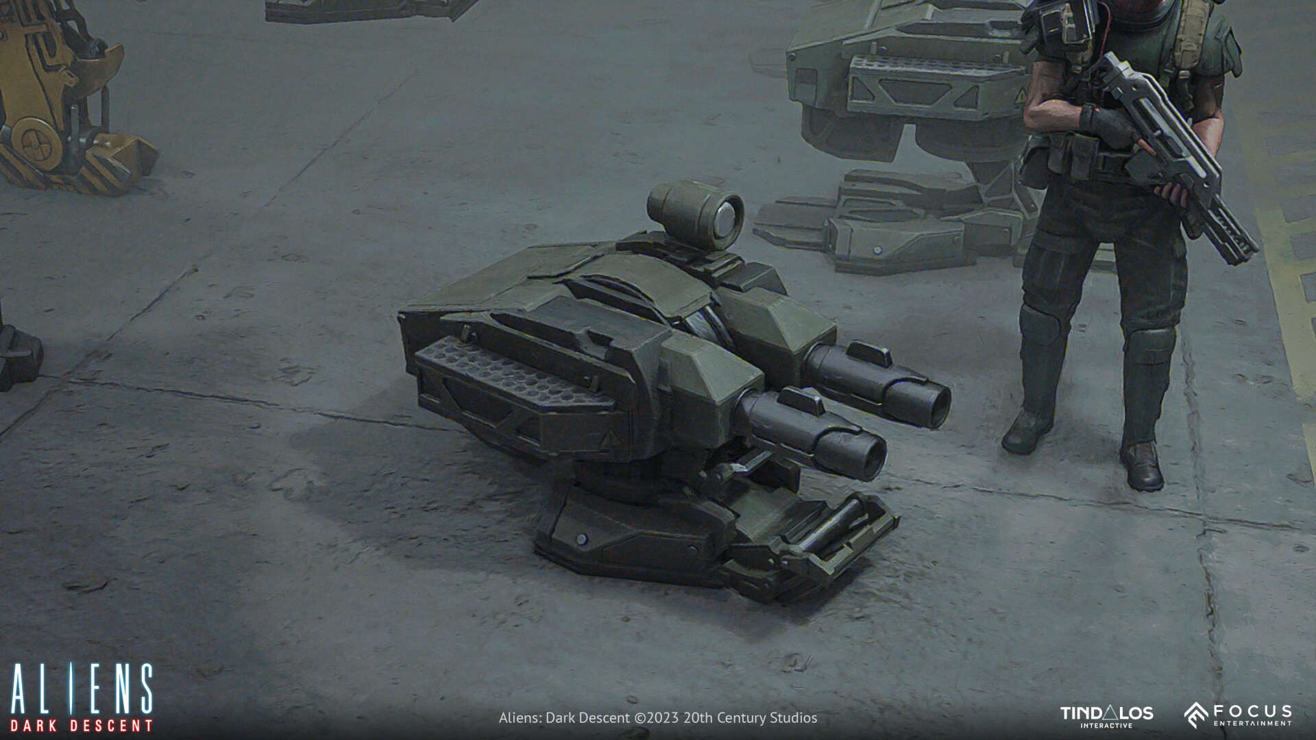 Sergey Kritskiy - Aliens: Dark Descent. Weapons concepts