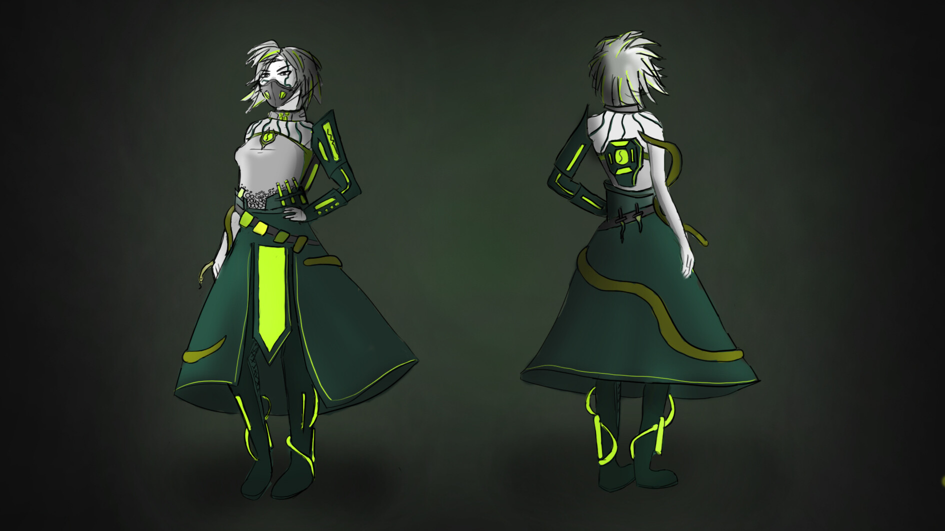 Junjie Teoh - Viper Character Design