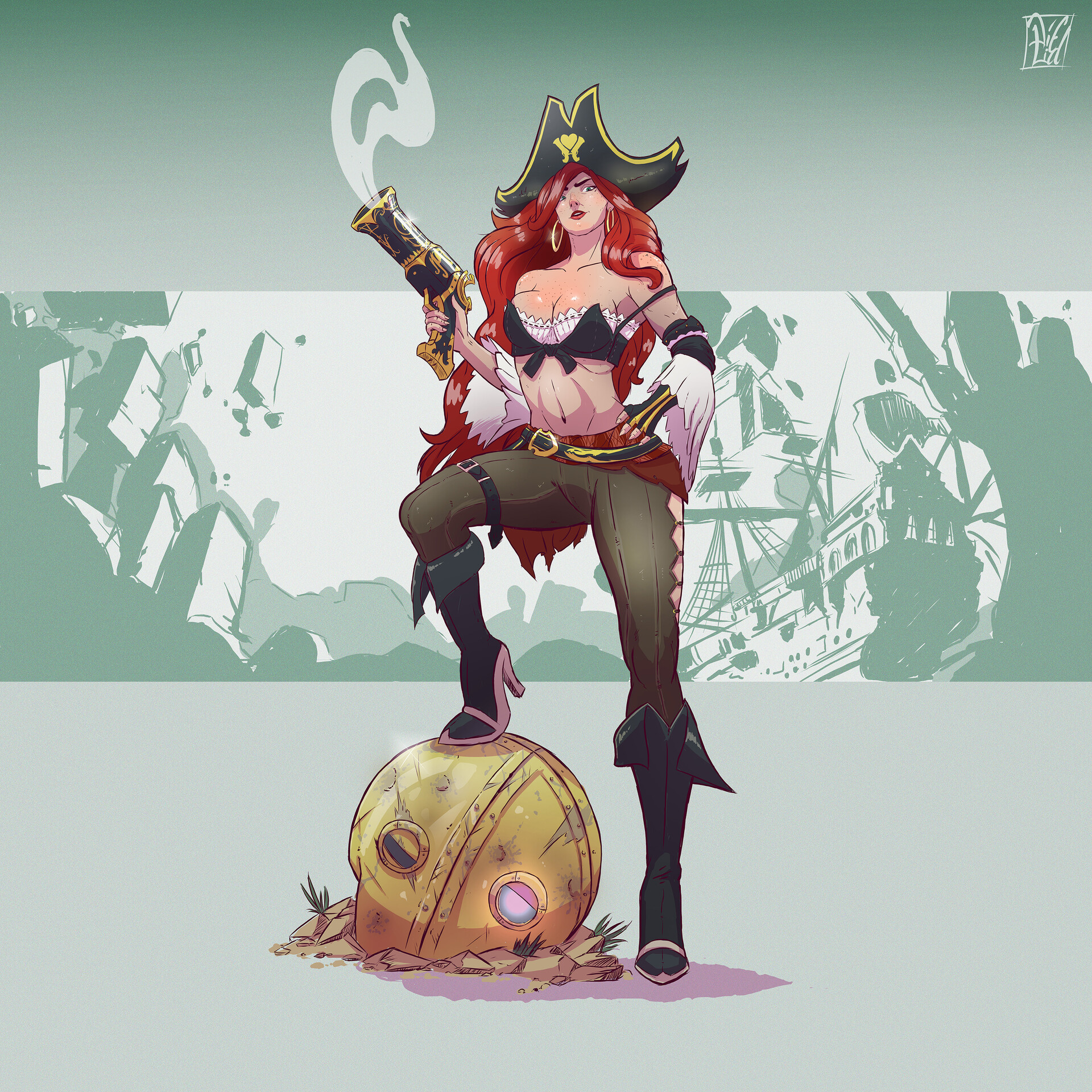 ArtStation - Miss Fortune Fanart