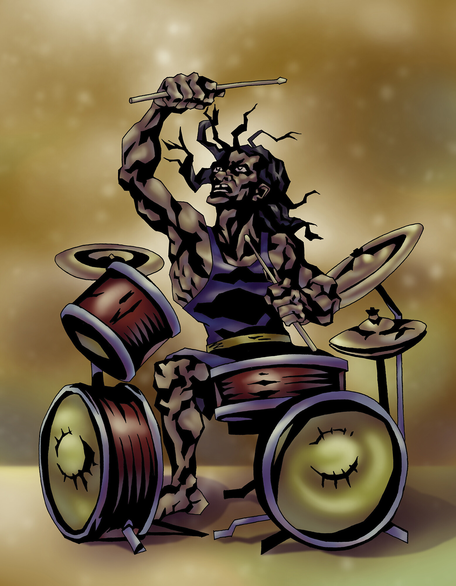 ArtStation - Rock drummer