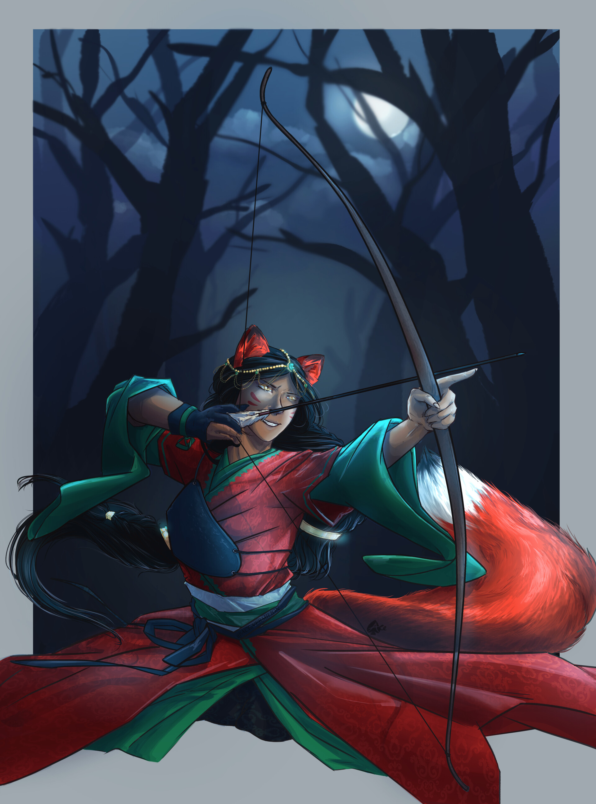 ArtStation - Kitsune Archer