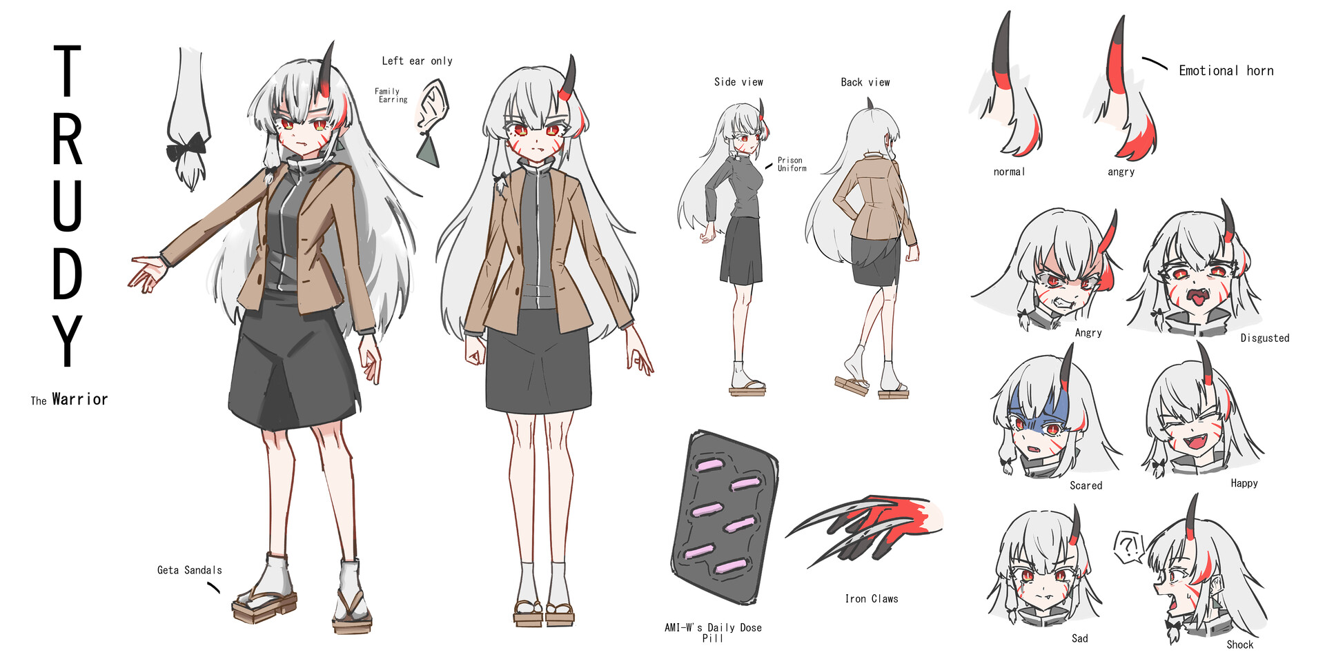 ArtStation - Trudy the Warrior - Character Design