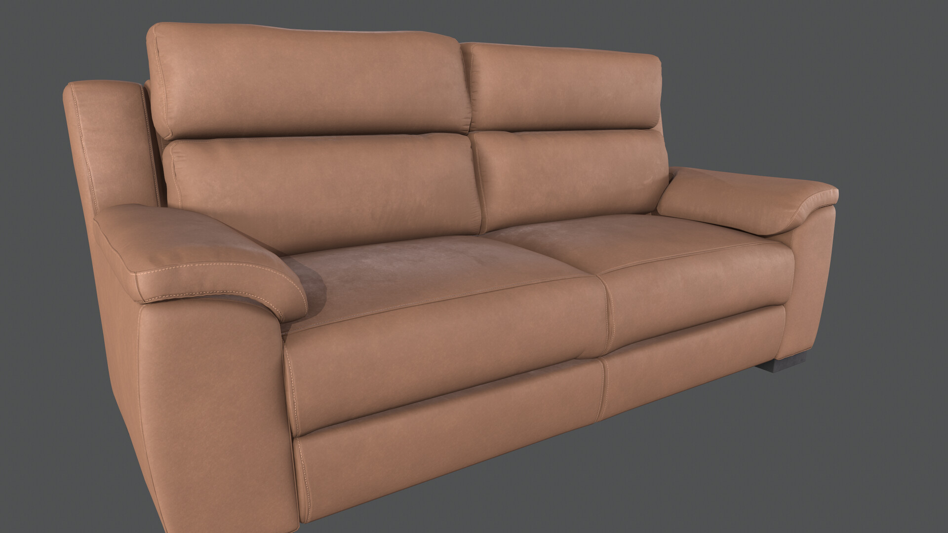 Panda 3D Art - 3 Seater Recliner Sofa