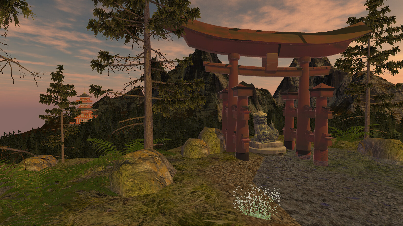 ArtStation - Japanese shrine