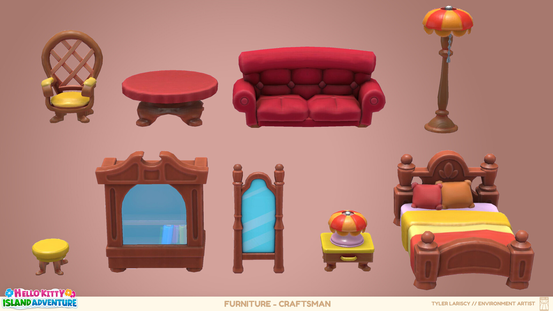 Tyler Lariscy - Hello Kitty Island Adventure - Furniture
