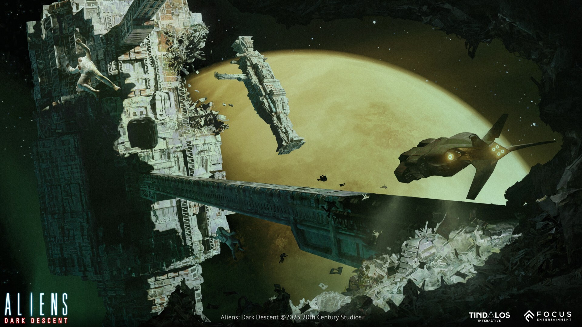 Sergey Kritskiy - Aliens: Dark Descent. Key Arts