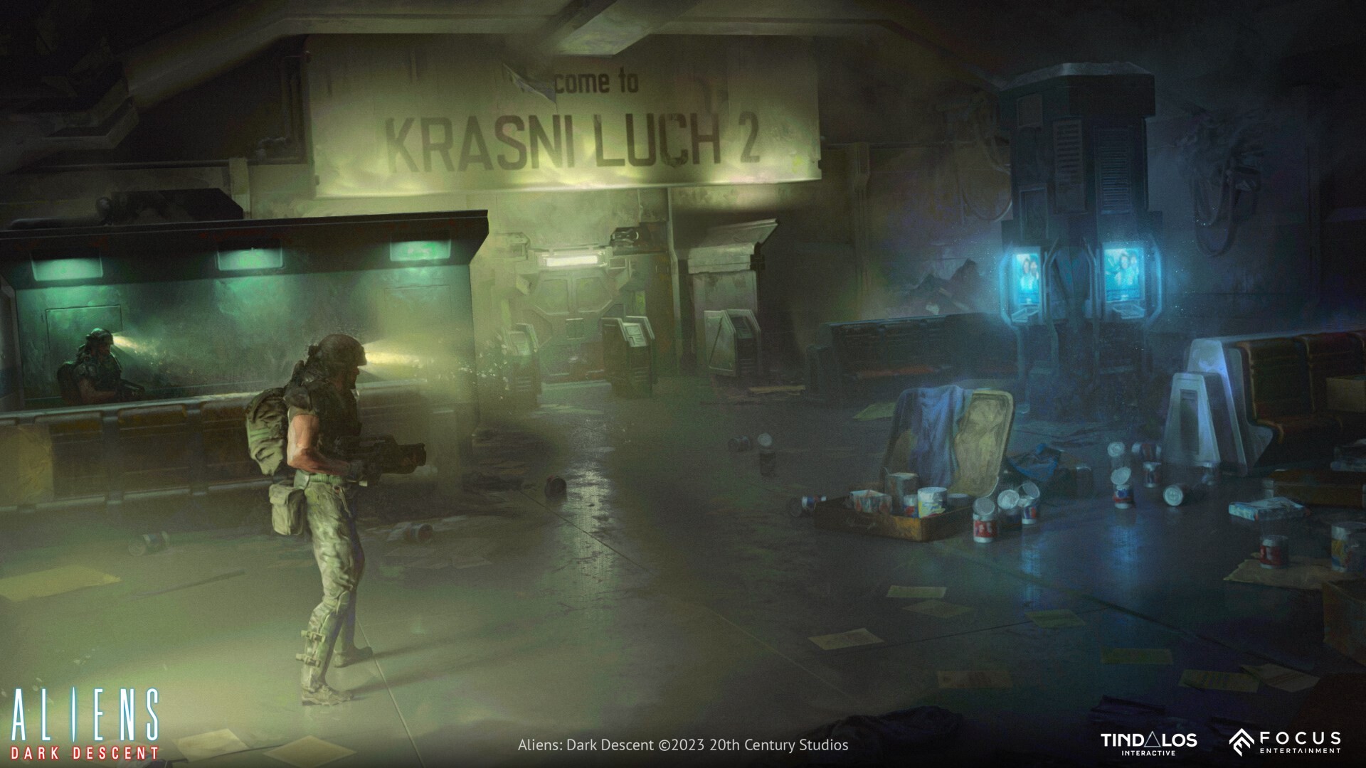 Sergey Kritskiy - Aliens: Dark Descent. Key Arts