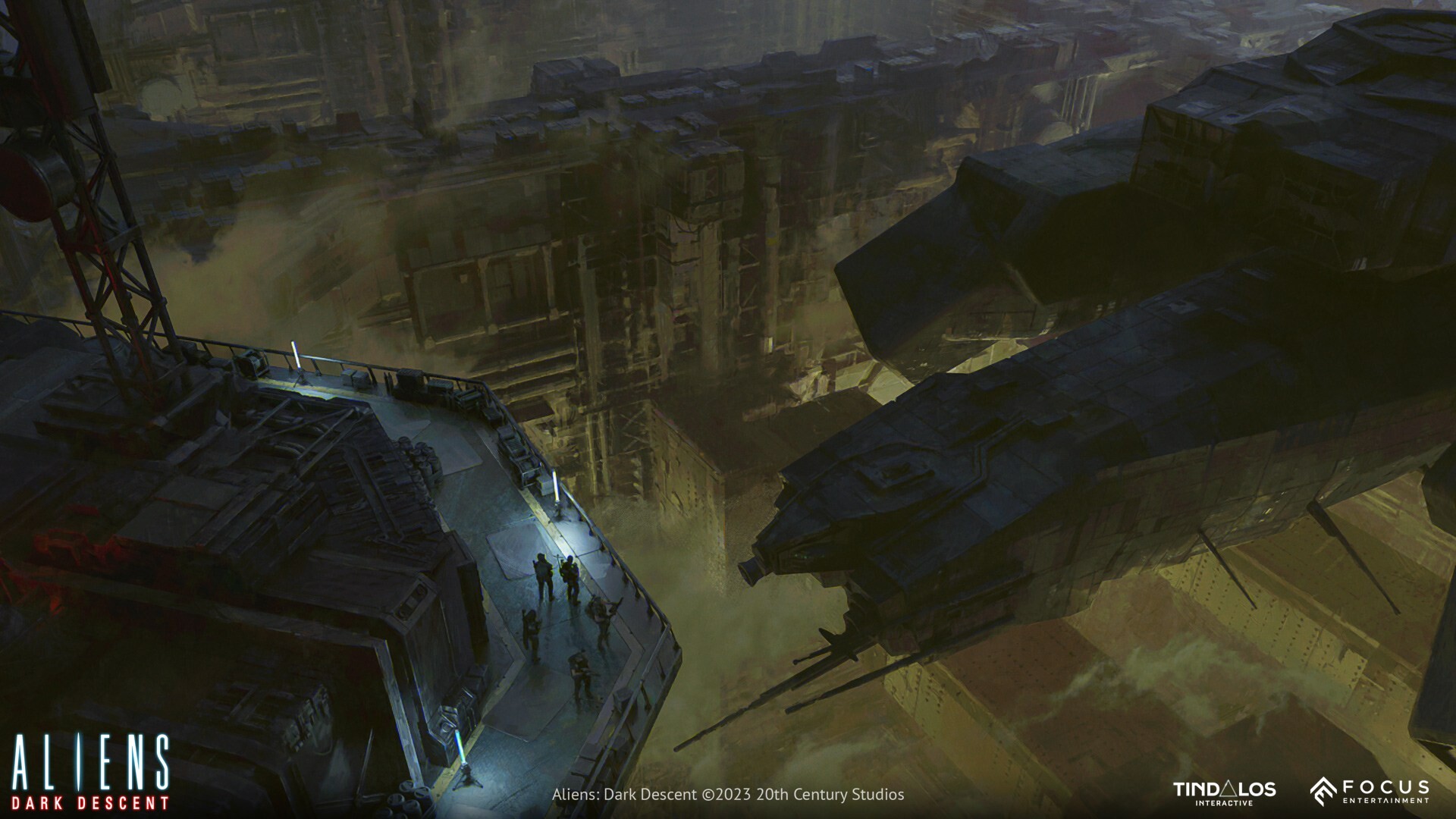 Sergey Kritskiy - Aliens: Dark Descent. Key Arts