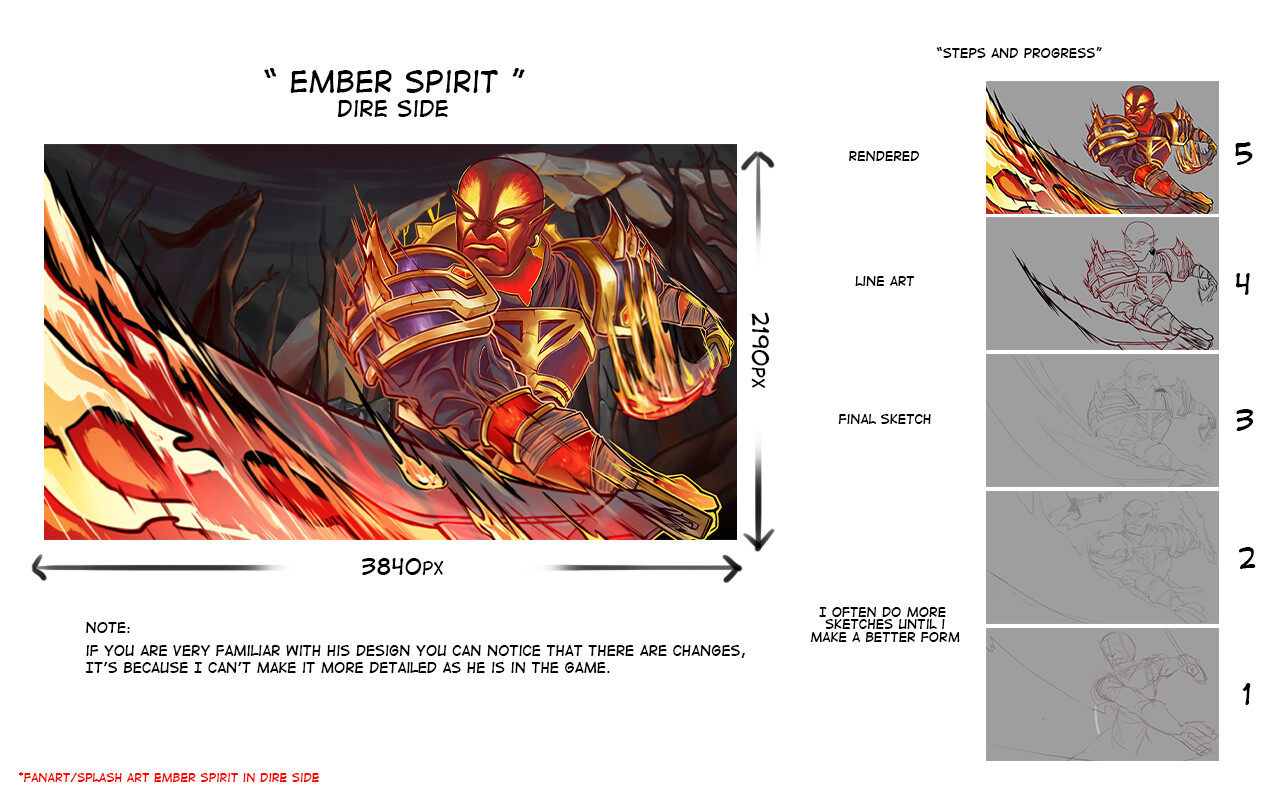 Ember Spirit Concept Art
