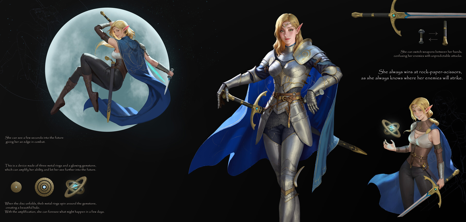 ArtStation - Elf Spellsword