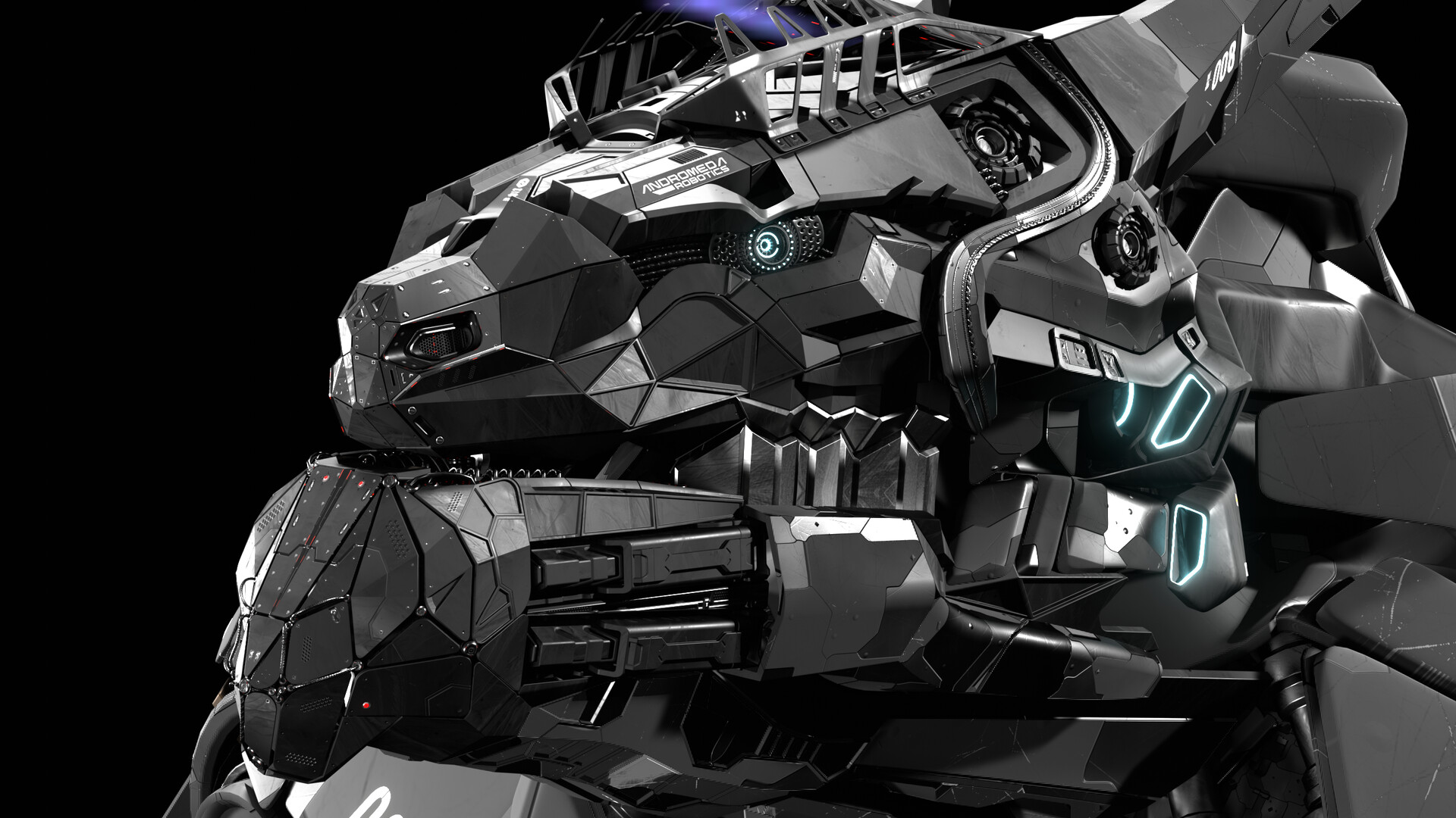 ArtStation - Mecha Dragon (Codename "Apex")