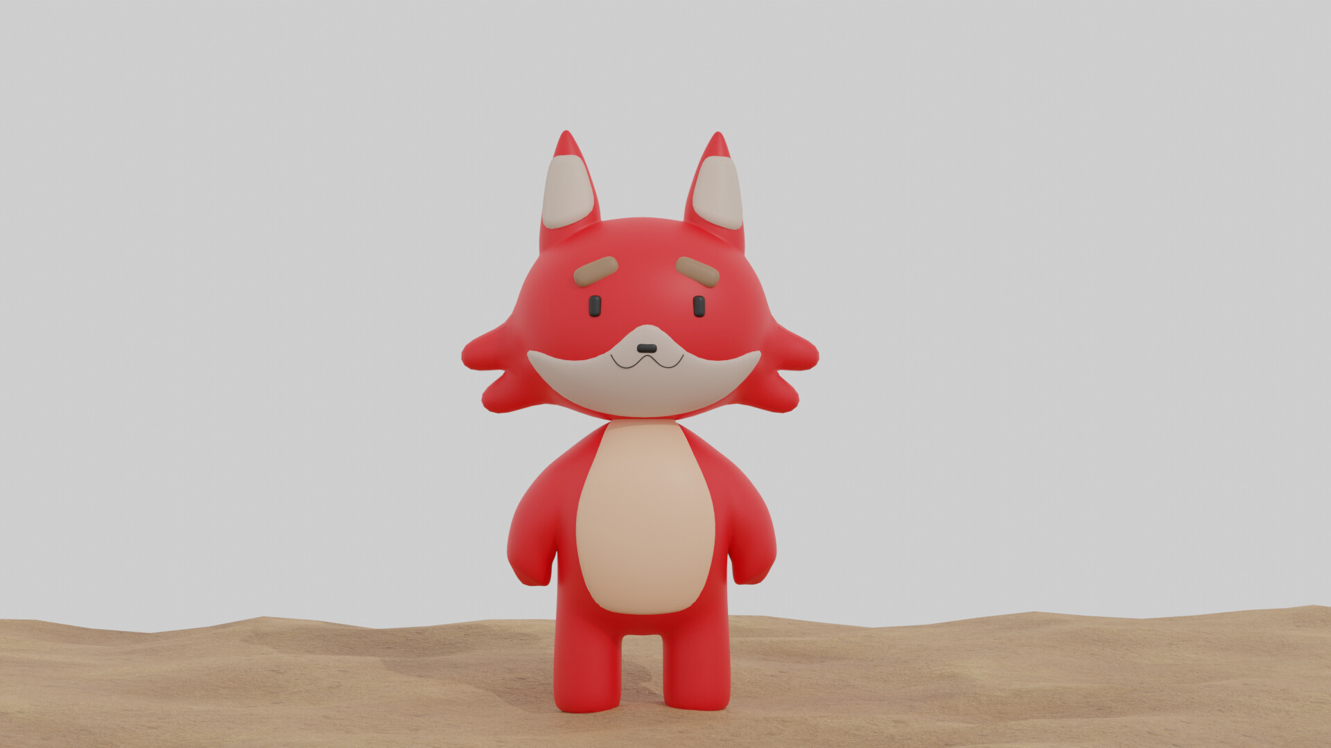 ArtStation - Cute Fox Model 3D