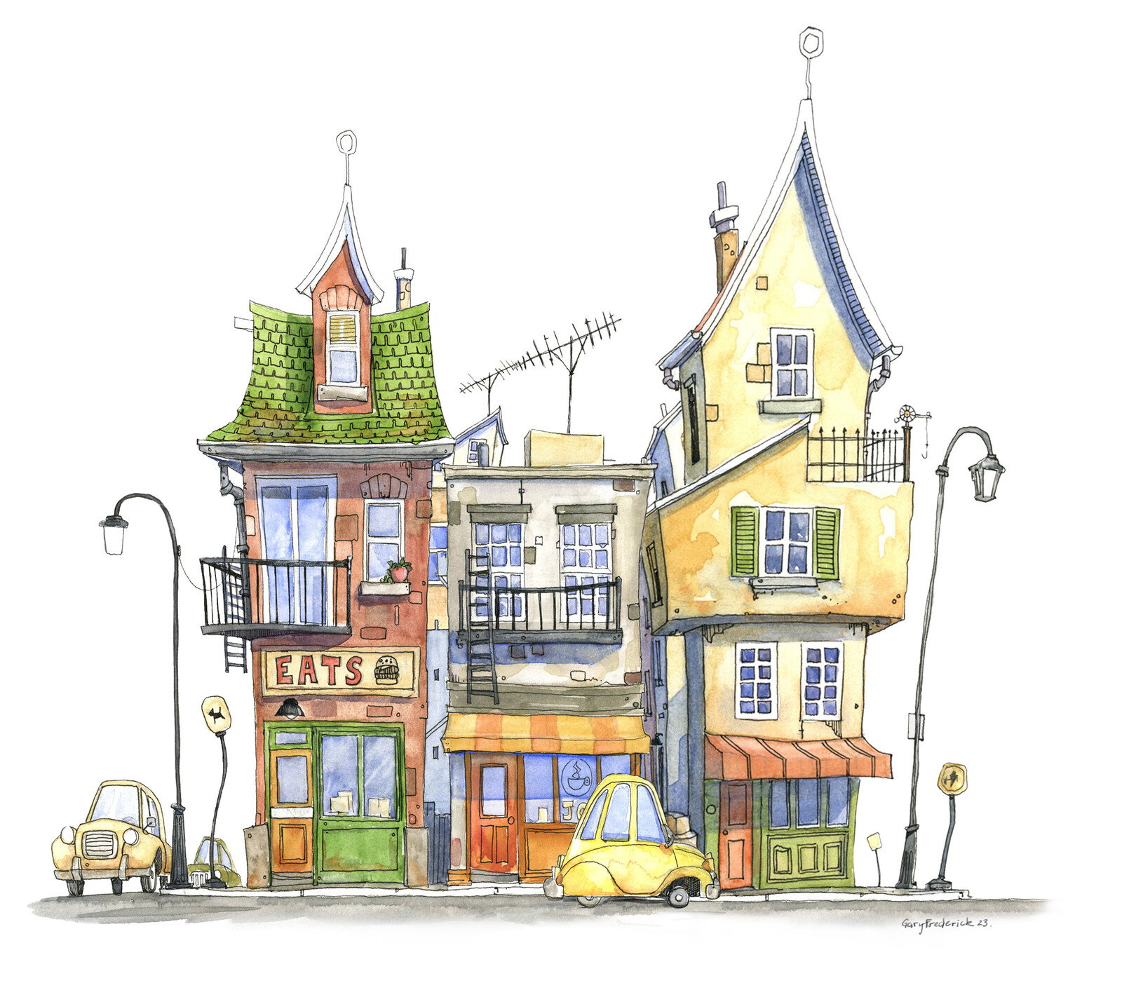 Gary Frederick - Made up places - Eats