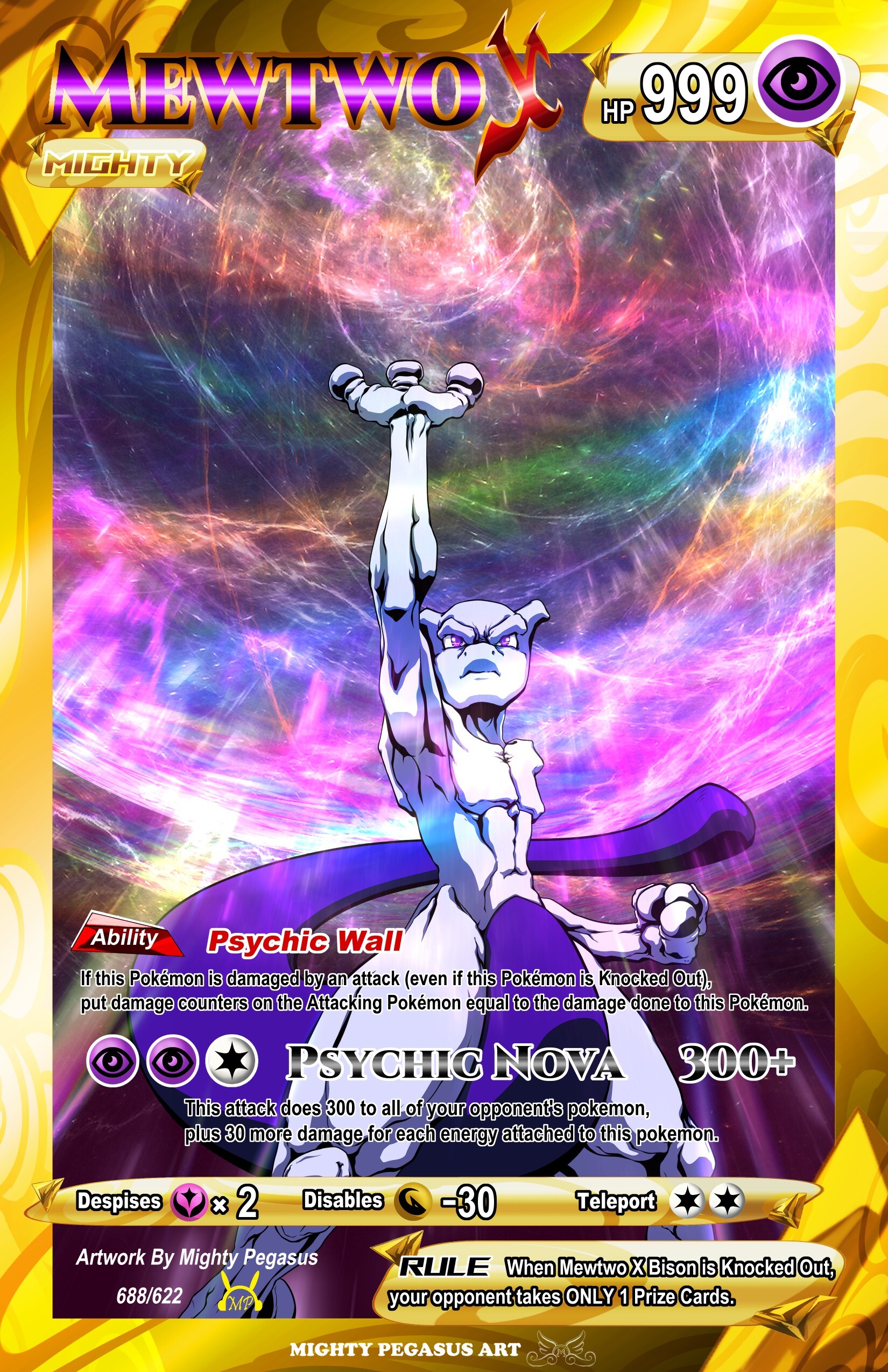 Mewtwo Mega Evolution Card