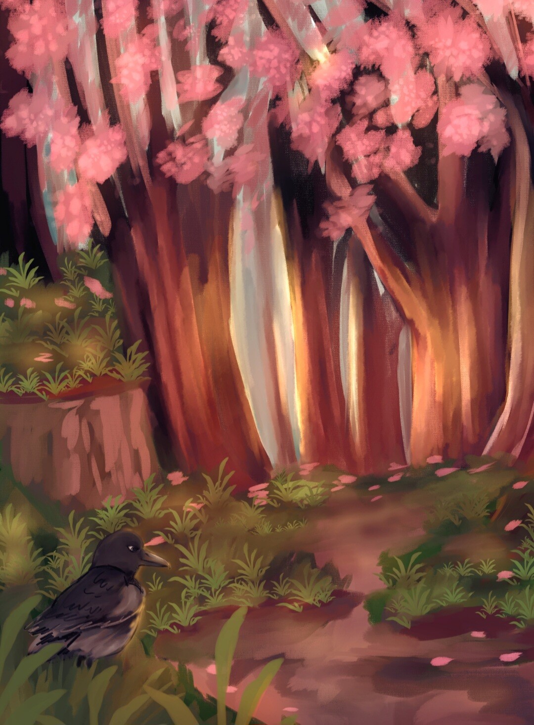 ArtStation - A forest of magic