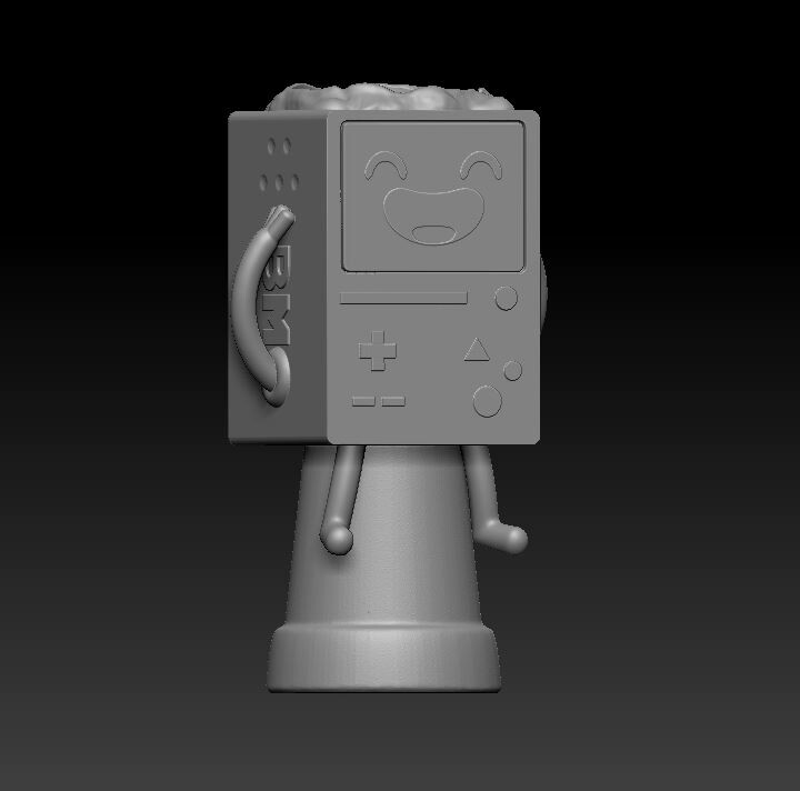 ArtStation - 3D printed BMO Flower Pot