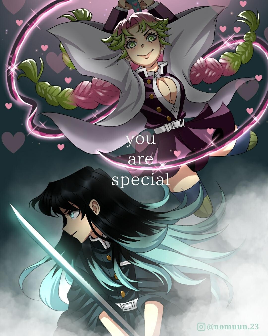 ArtStation - Mitsuri × Muichiro