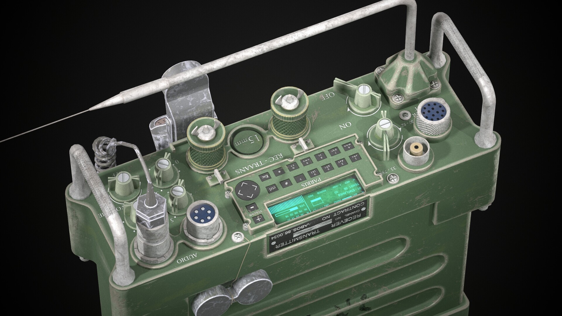 ArtStation - Military Radio 2 "game ready"
