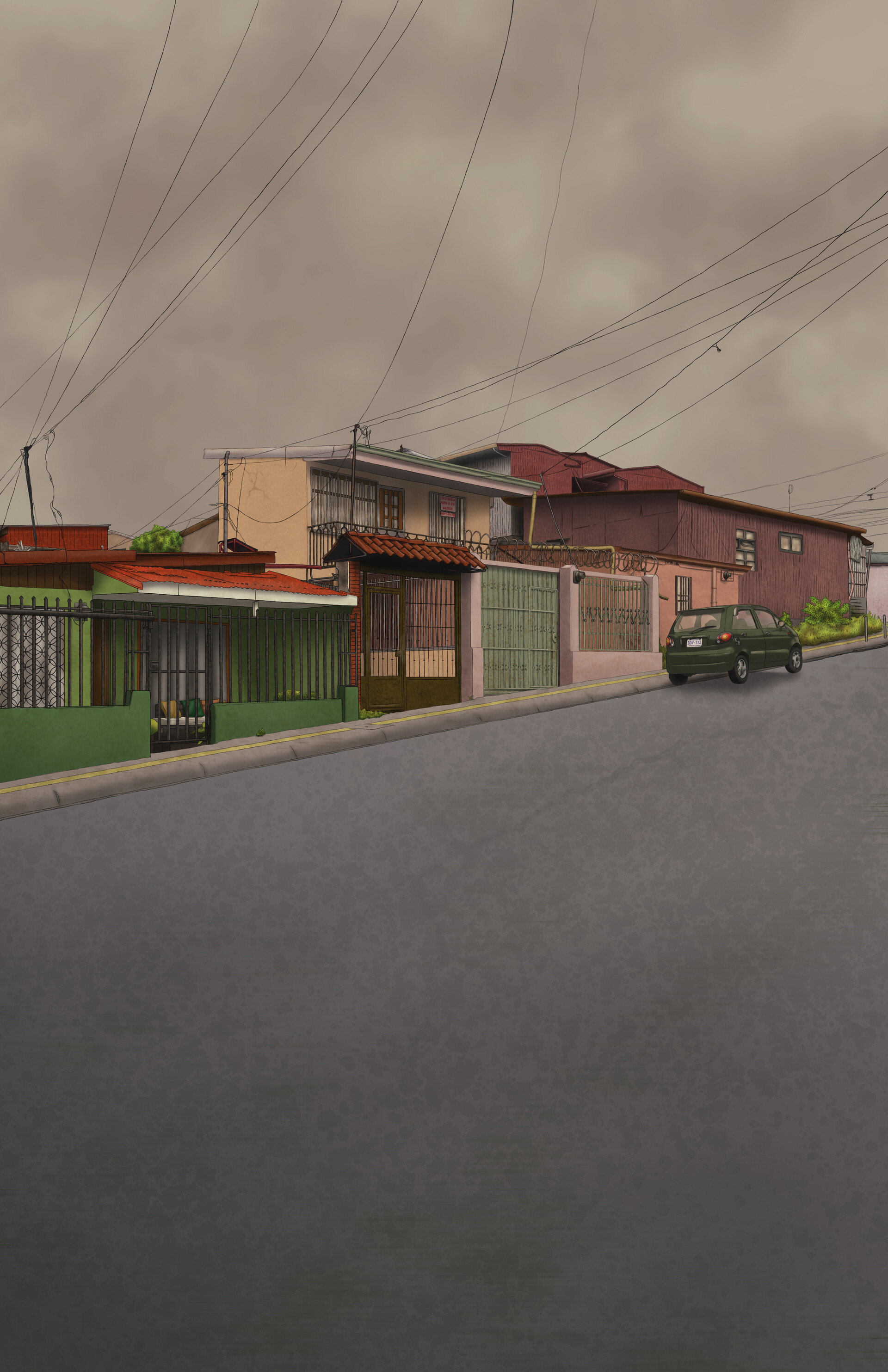ArtStation - Costa Rican Street