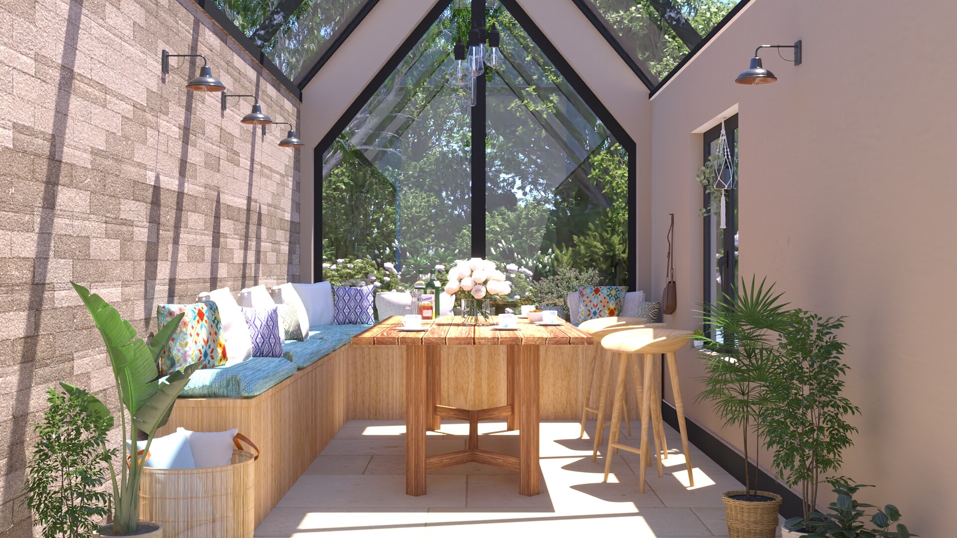 ArtStation - OPEN ROOF SEATING INTERIOR 3DS MAX VRAY-6.