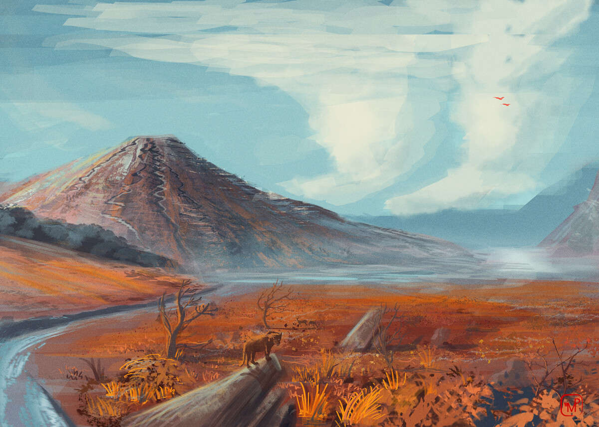 ArtStation - Volcanic tundra