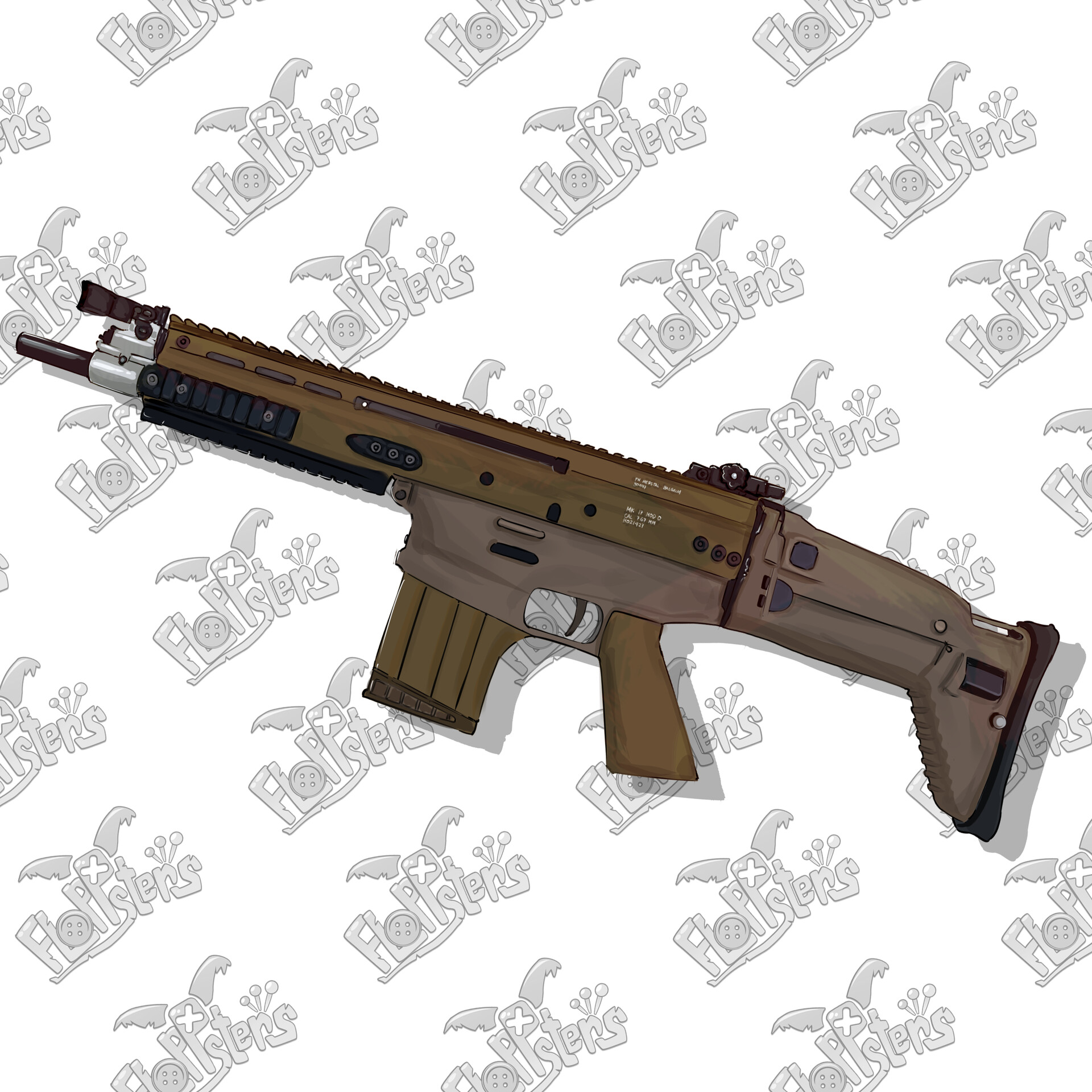 ArtStation - Floppsters gun sample