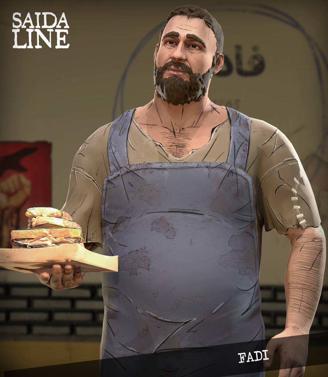 ArtStation - Fadi Harb of Saida Line