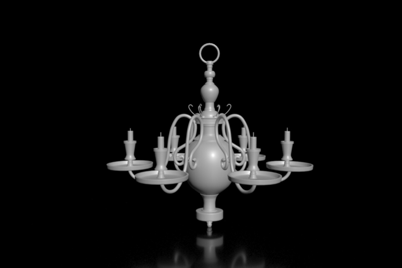 ArtStation - 3d lamp modeling